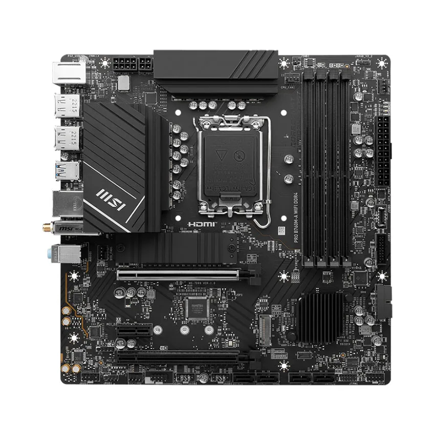 Mainboard MSI PRO B760M-A WIFI DDR4 - Ziczac Computer
